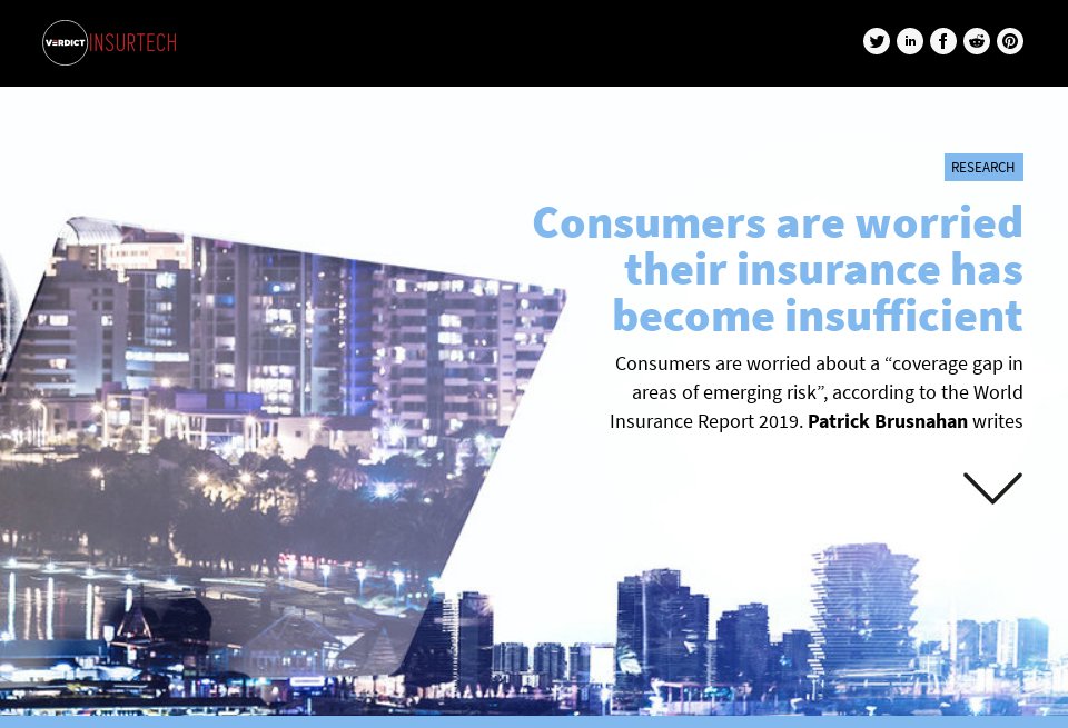 Consumers are worried their insurance has become insufficient - Verdict ...